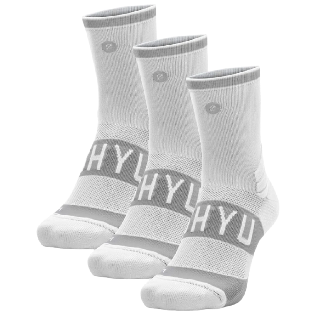 SHYU - Training Socks - 3 Pack - White | Aid Station